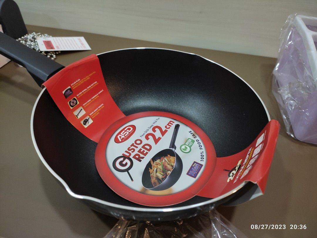 ASD Cooking Frying Pan, Furniture & Home Living, Kitchenware ...