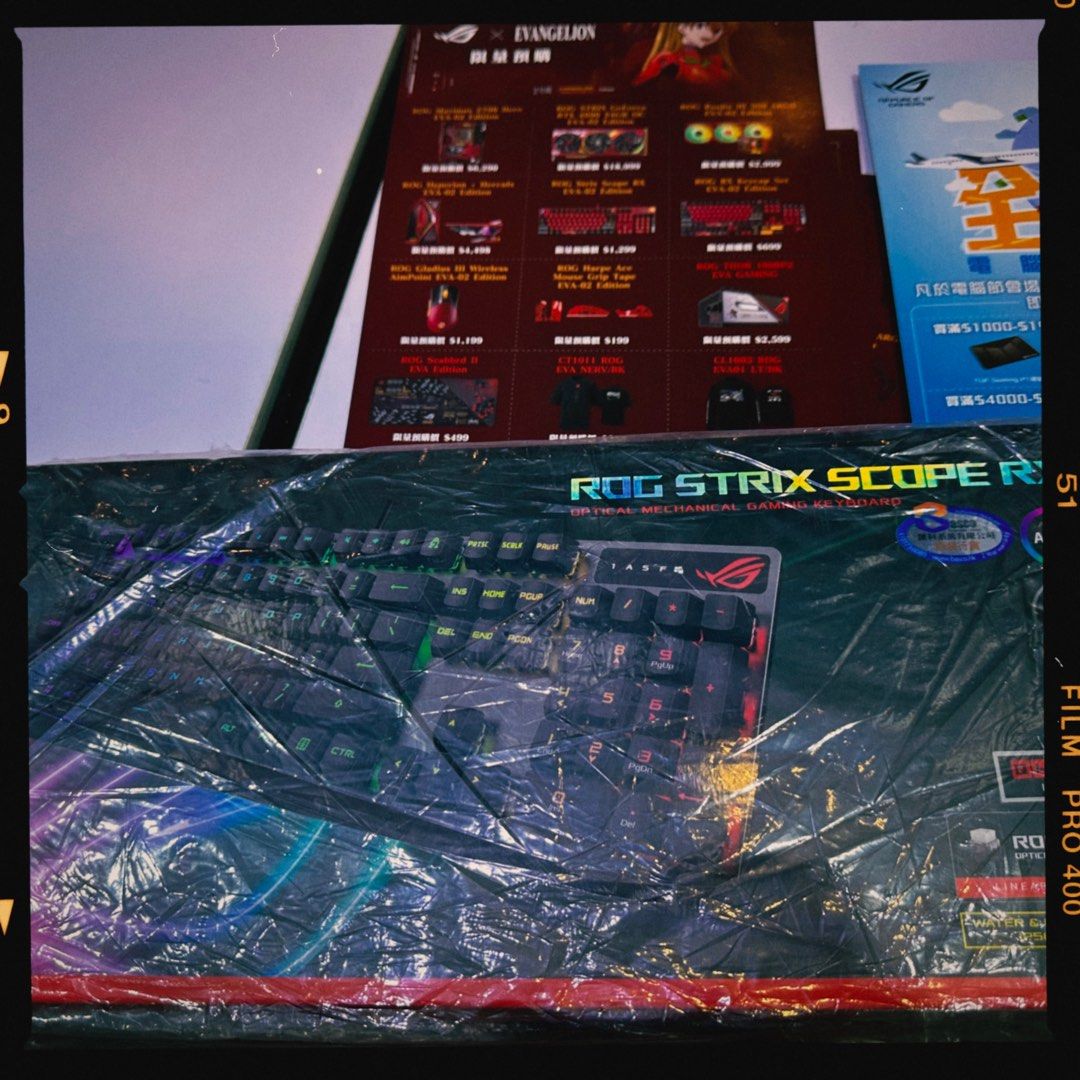 ASUS ROG Strix Scope RX RGB 光學機械鍵盤 [光學紅軸] ASUS ROG Strix Scope RX RGB ...