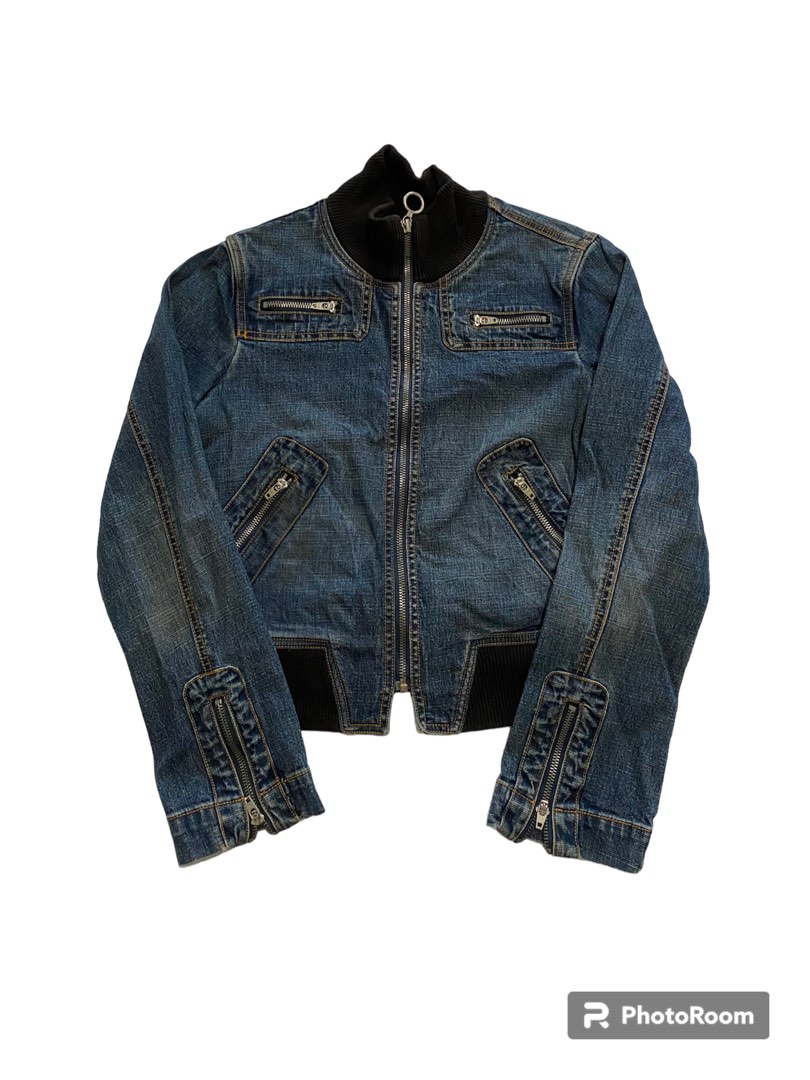 Authentic Bebe Denim Jacket on Carousell