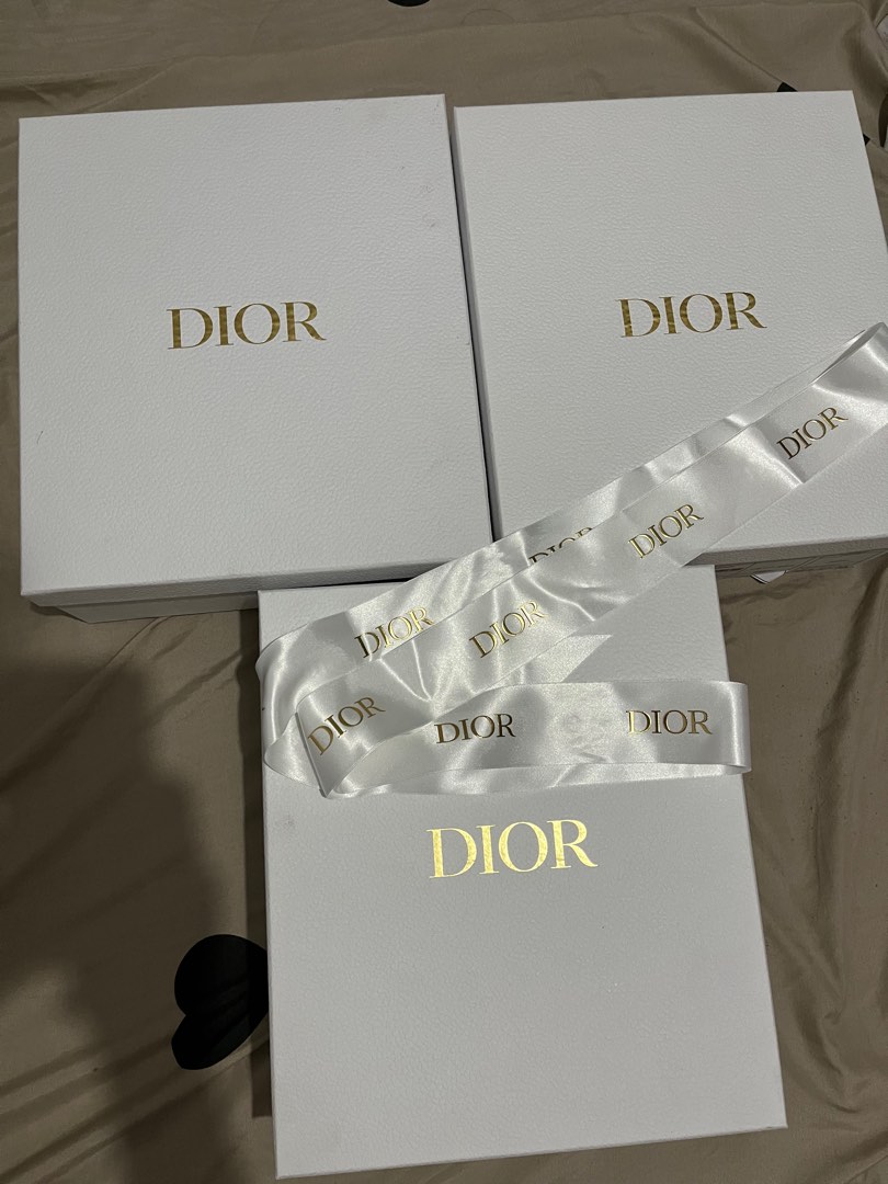 Authentic Dior Boxes (3 pcs) on Carousell
