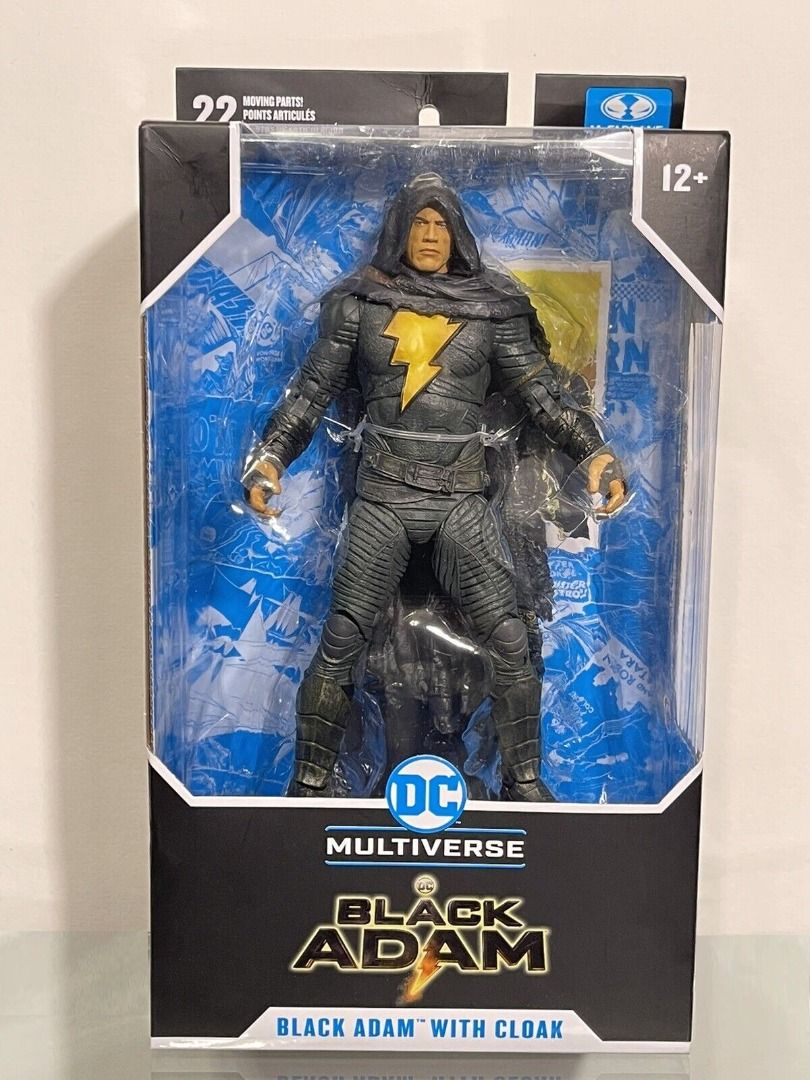 Black Adam with Cloak DC Multiverse McFarlane Action Figure, Hobbies ...