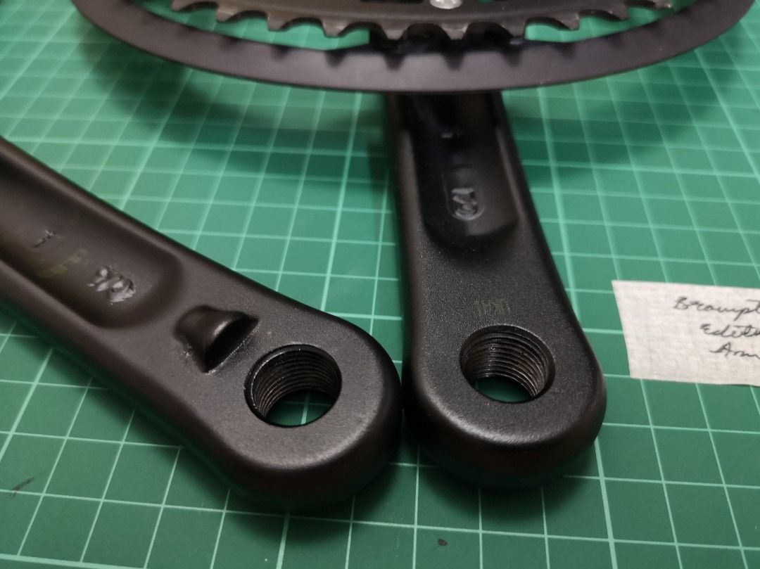 Black edition Brompton Crank arms with 50T chainring Set400, Sports ...