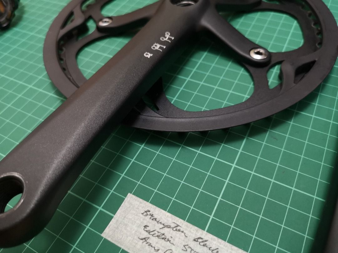 Black edition Brompton Crank arms with 50T chainring Set400, Sports ...