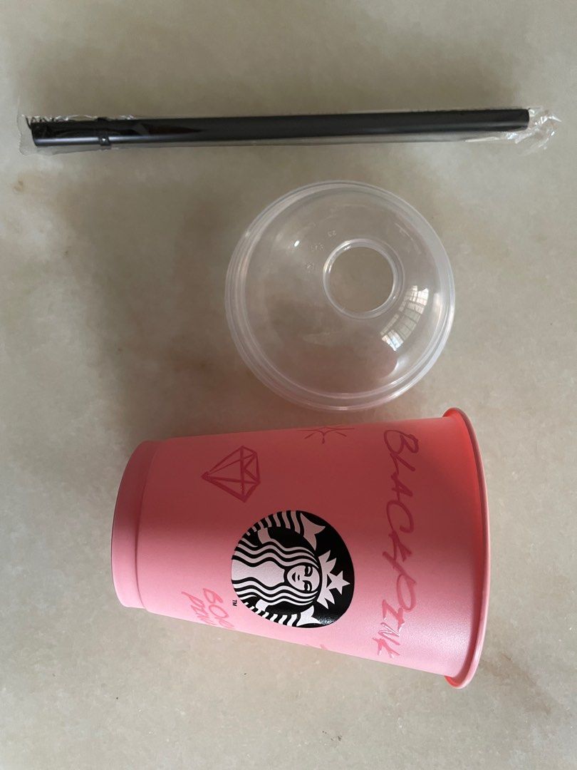 Blackpink x Starbucks Tumblr Cup, Furniture & Home Living, Kitchenware ...