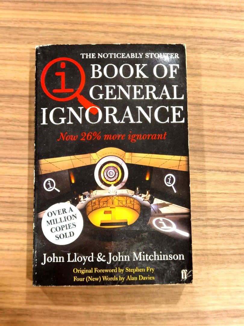Book Of General Ignorance Book By John Lloyd, Hobbies & Toys, Books ...