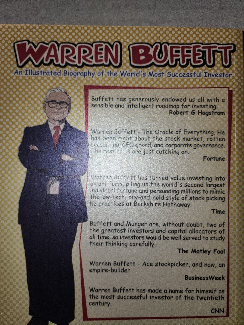 Book Warren Buffett, Hobbies & Toys, Books & Magazines, Fiction & Non ...