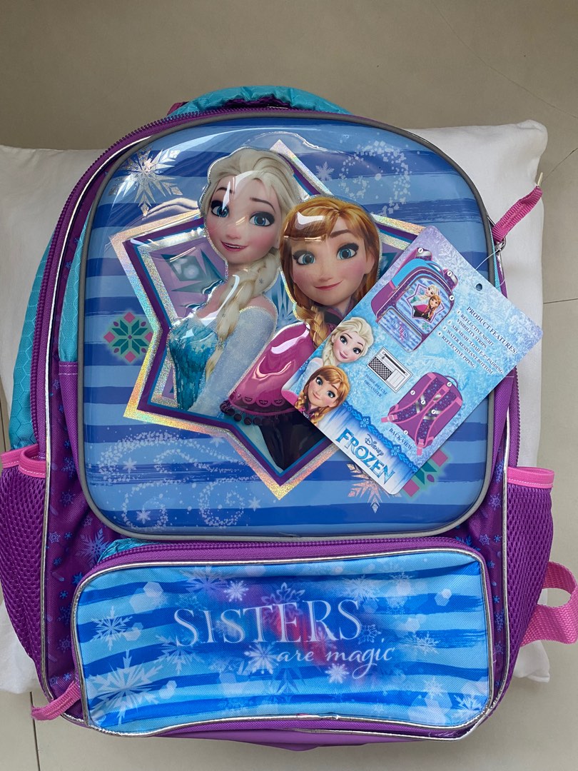 [BRAND NEW] Frozen School Backpack, Women's Fashion, Bags & Wallets ...