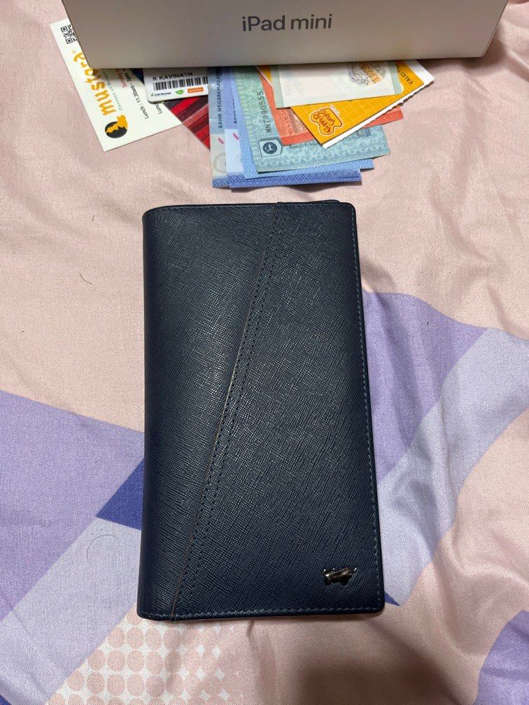 Braun buffet bi fold long wallet, Luxury, Bags & Wallets on Carousell