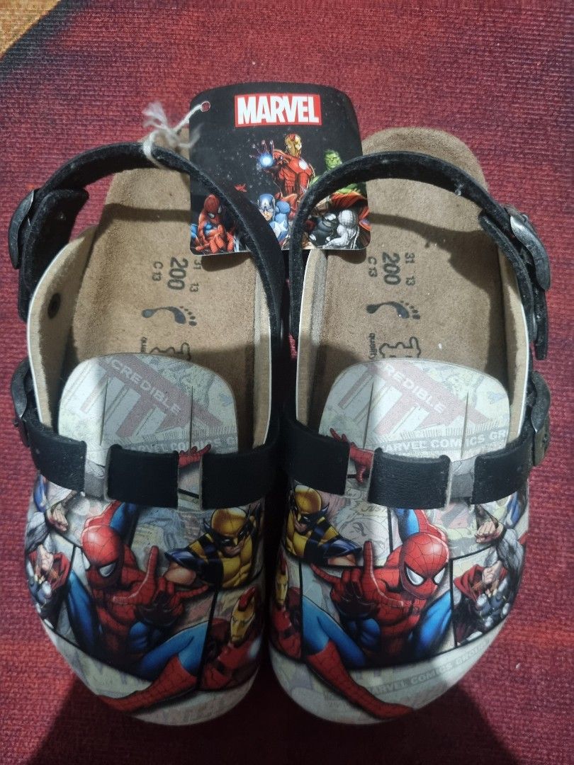 Brikenstock spider man addition, Babies & Kids, Babies & Kids Fashion ...
