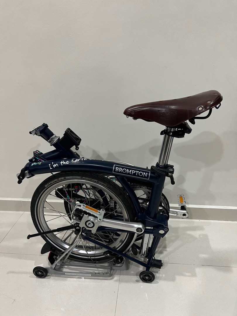 Brompton M6R Tempest Blue (Dark Blue), Sports Equipment, Bicycles & Parts, Bicycles on Carousell