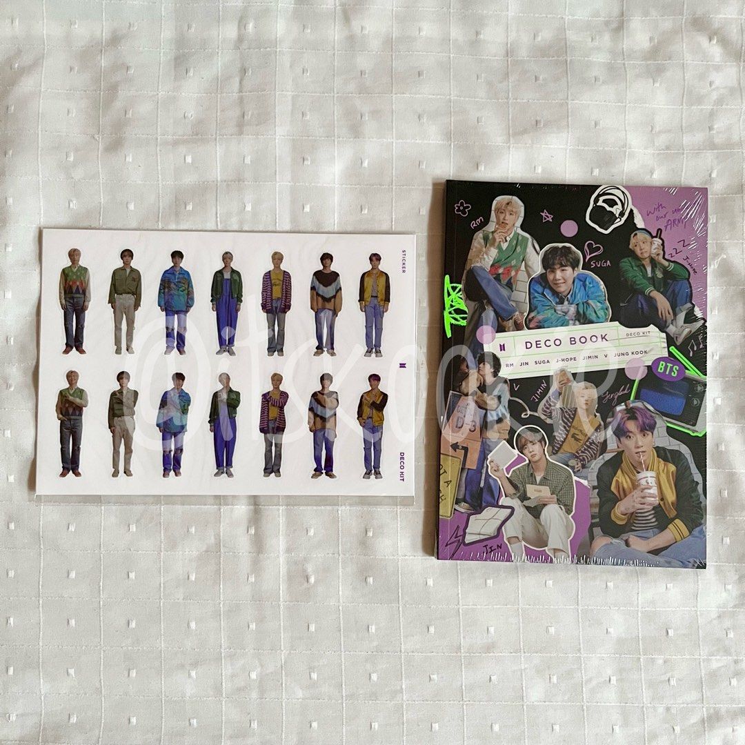 [BTS CLEARANCE] BTS DECO KIT deco book + group sticker set, Hobbies ...