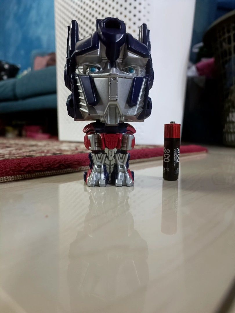 Burger King 2011 Transformers 3 Dark of the Moon Flip Out Optimus Prime ...