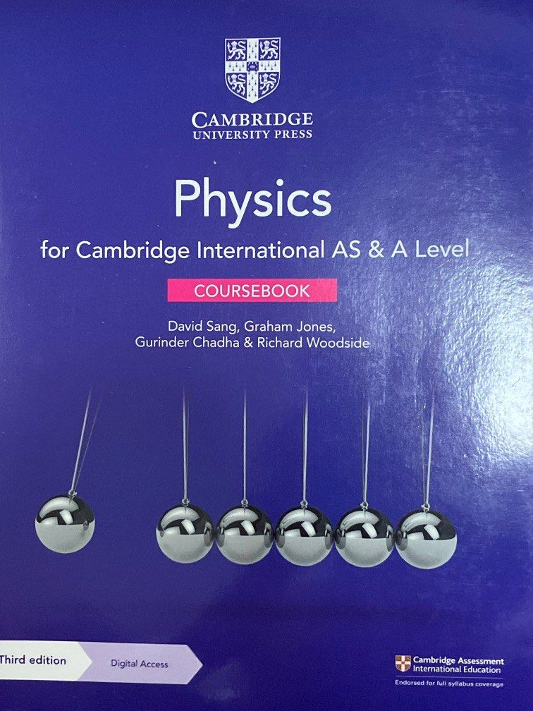 Cambridge Physics Textbook AS & A Level, 興趣及遊戲, 書本 & 文具, 教科書 - Carousell