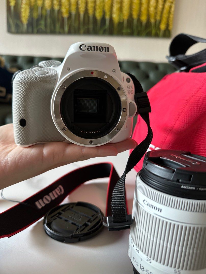 Canon 100D Limited Edition White Series, Photography, Cameras on Carousell