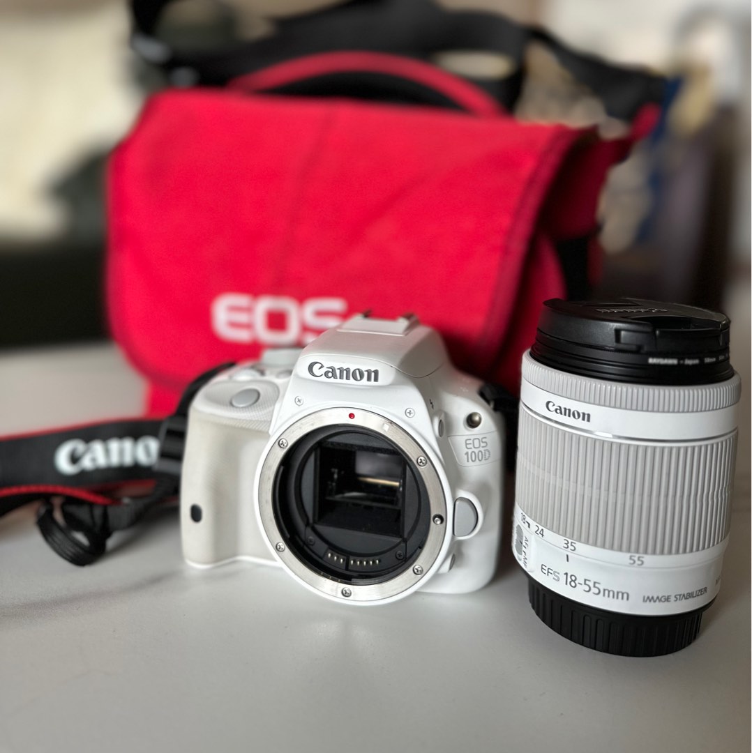 Canon 100D Limited Edition White Series, Photography, Cameras on Carousell