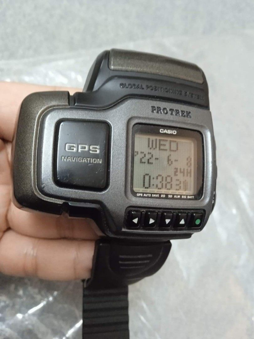 casio vintage original prt-1 gps protrek 1st generation, Men's Fashion ...