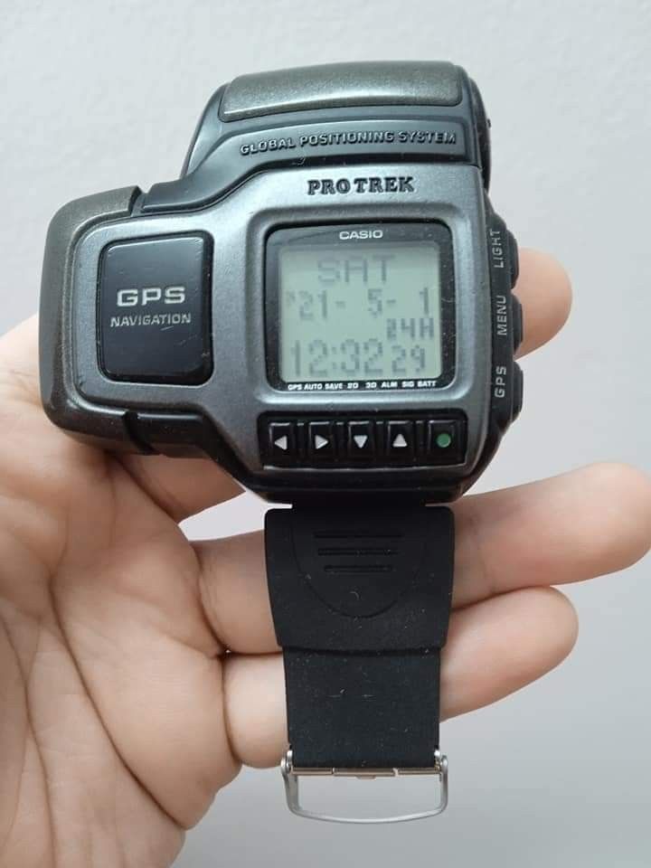 casio vintage original prt-1 gps protrek 1st generation, Men's Fashion ...