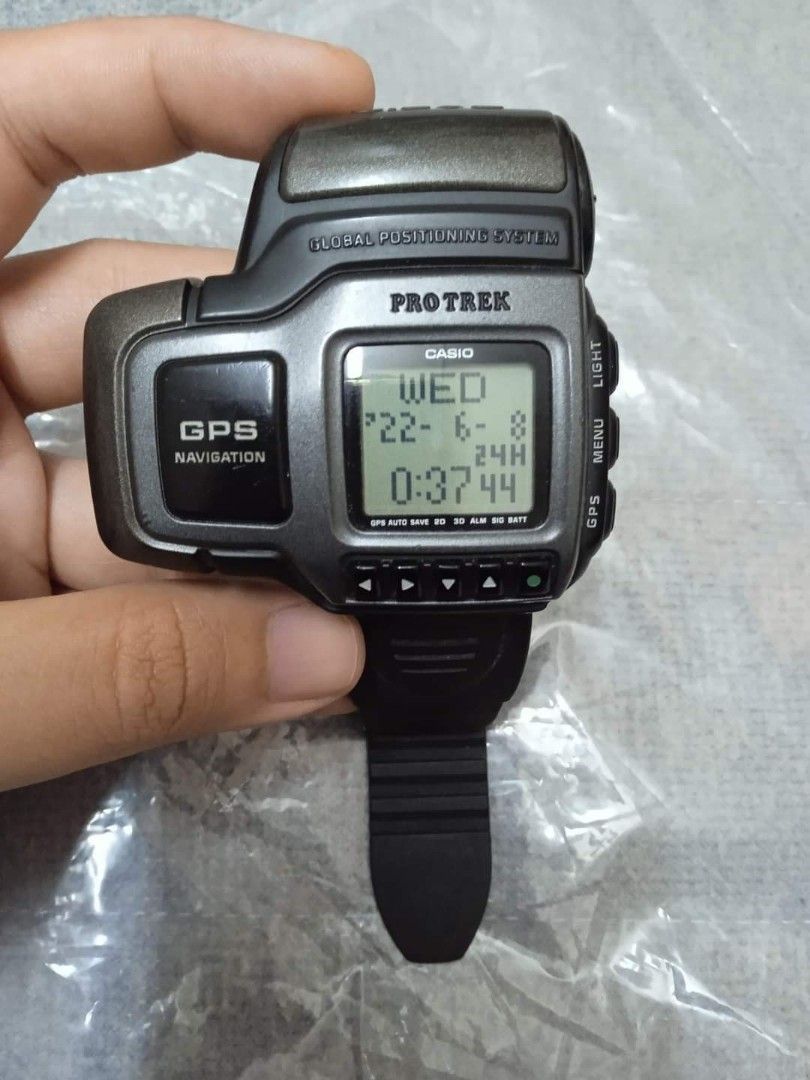 casio vintage original prt-1 gps protrek 1st generation, Men's Fashion ...