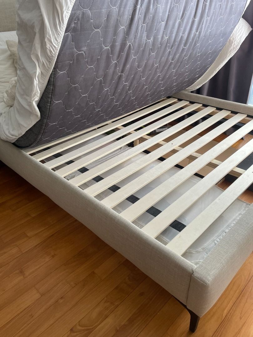 Castlery Adams Bed Frame (Queen), Furniture & Home Living, Furniture ...