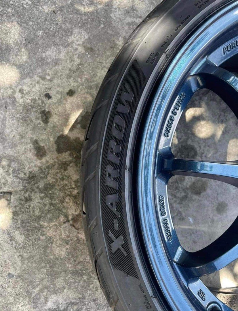 Mags Blue CE28 17s , Car Parts & Accessories, Mags and Tires on Carousell