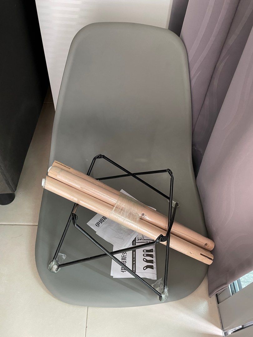 Chair unbuilt eames design replica, Furniture & Home Living, Furniture ...