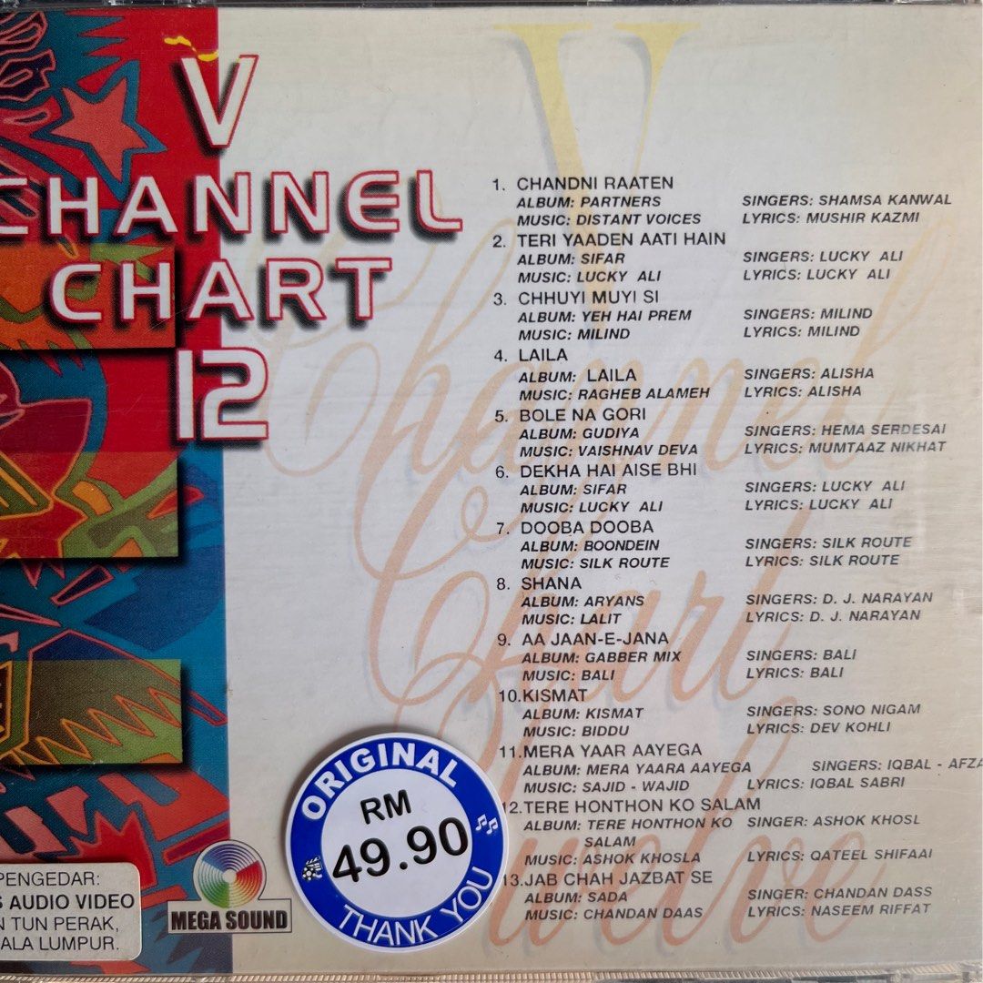 CHANNEL V HOT HITS CD 12, Hobbies & Toys, Music & Media, CDs & DVDs on ...