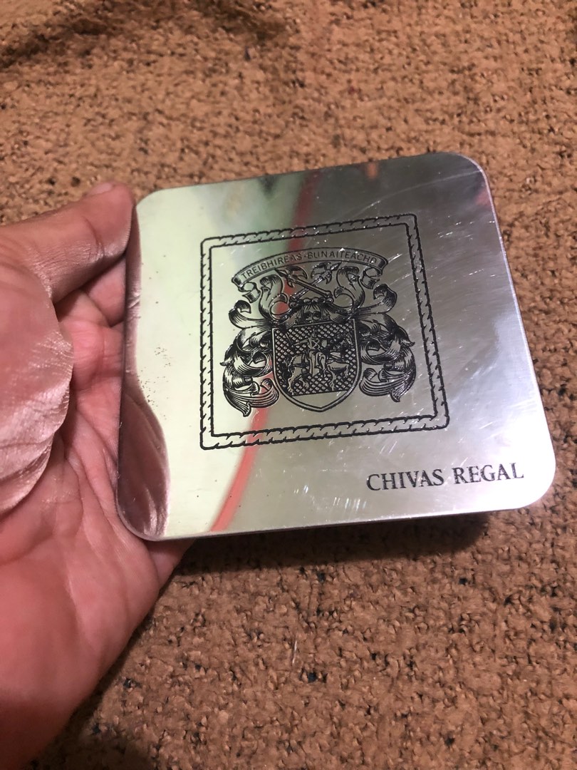 Chivas regal metal coaster, Hobbies & Toys, Memorabilia & Collectibles ...