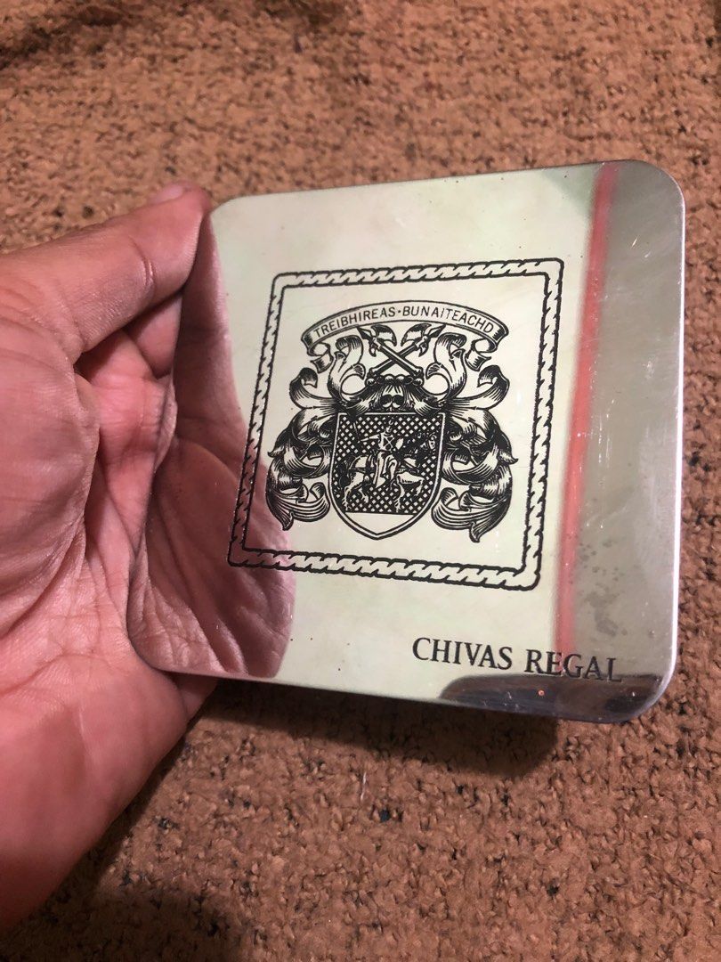 Chivas regal metal coaster, Hobbies & Toys, Memorabilia & Collectibles ...