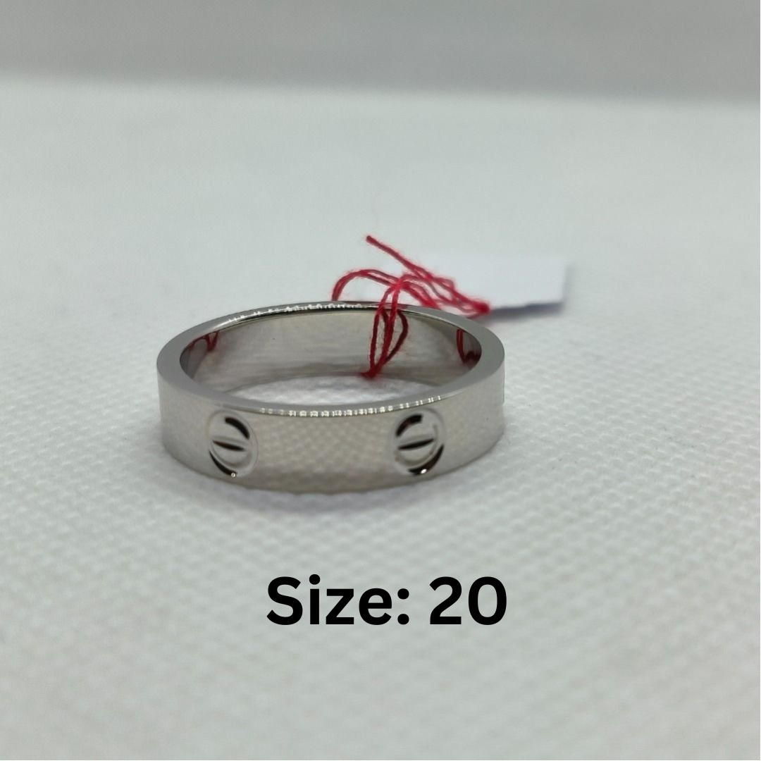 Cincin Lelaki 925 Perak Branded (Size: 20) #sku4, Women's Fashion ...