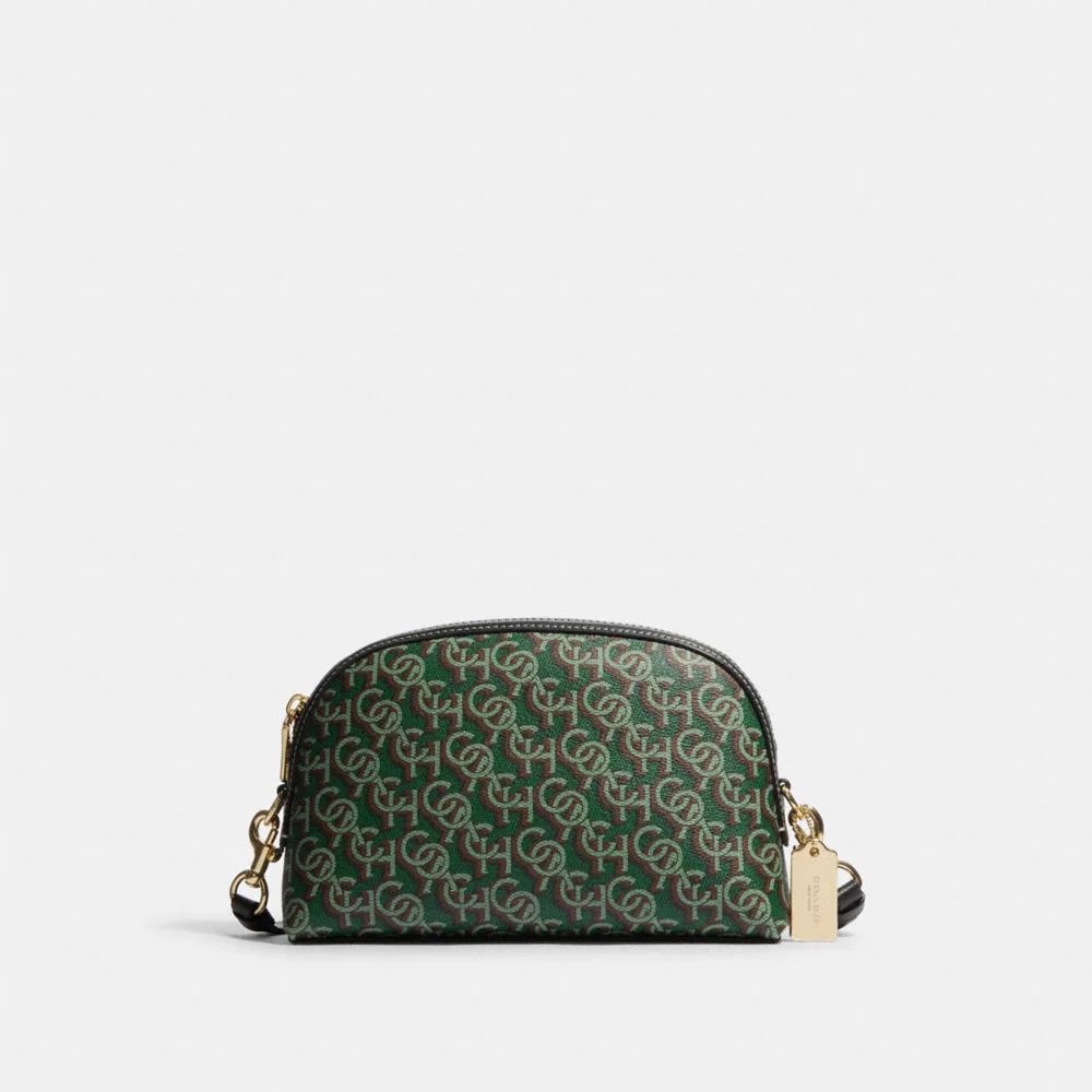 Coach Madi Crossbody With Coach Monogram Print Green CF343, Women's ...