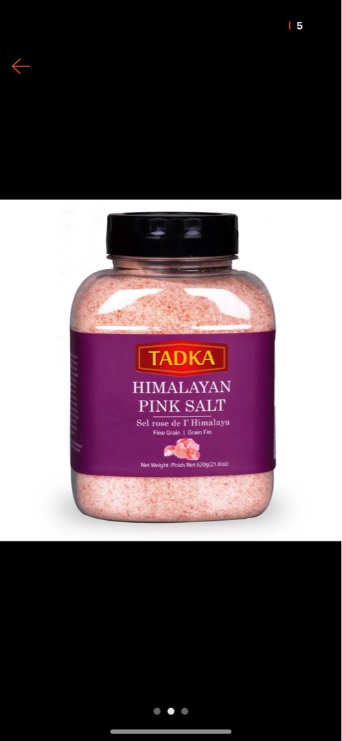 Coarse & Fine Grain TADKA Pink Salt, Food & Drinks, Spice & Seasoning ...