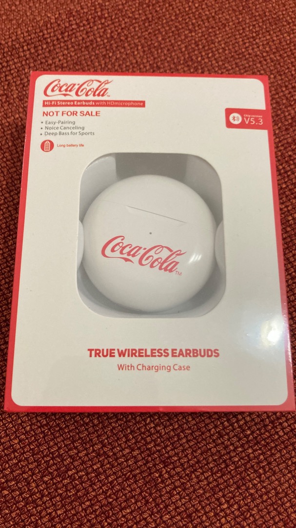 Coca Cola Wireless Earphone, Audio, Earphones on Carousell