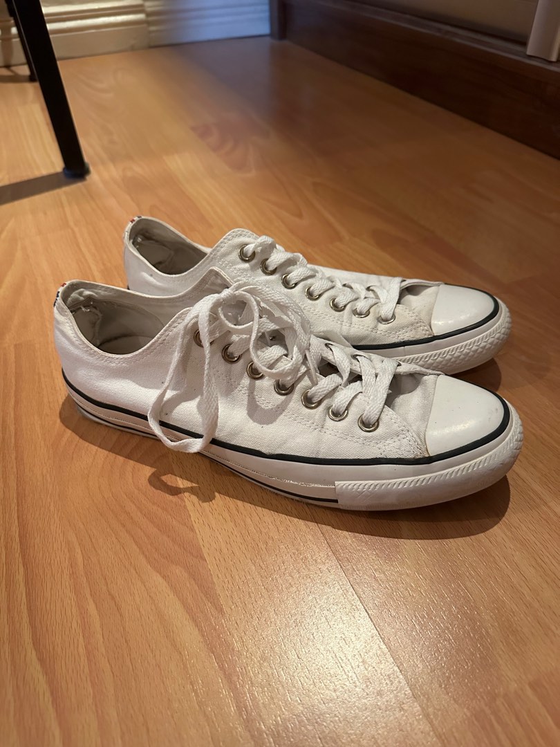 Converse White Shoes on Carousell