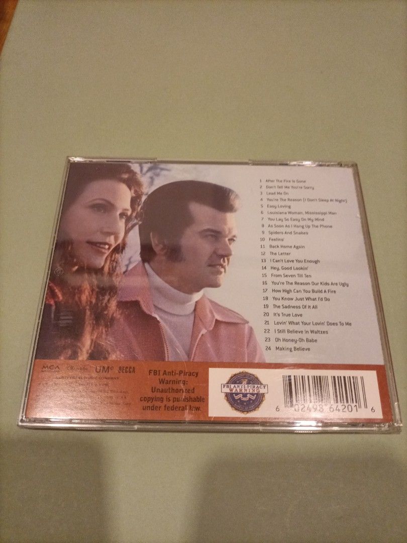 Conway Twitty & Loretta Lynn - The Definitive Collection (CD) bo1 ...