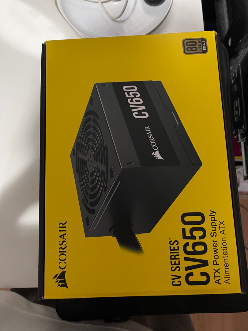 Corsair CV Series CV650 650 Watt 80 Plus Bronze Certified ATX Power ...