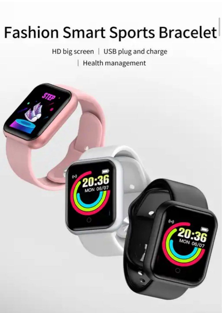 D20 Smart Watch, Mobile Phones & Gadgets, Wearables & Smart Watches on Carousell