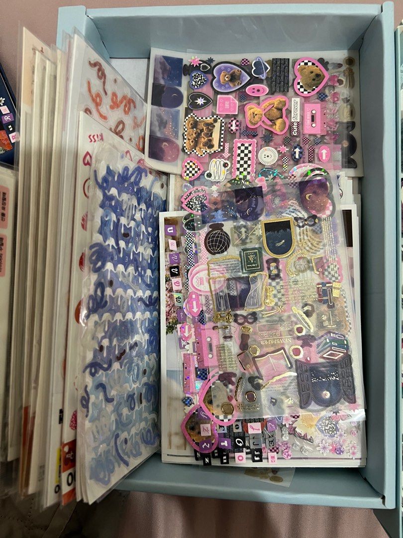 DAISO Korea assorted stickers and washi tape take all on Carousell