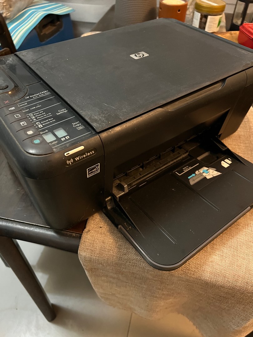 Damage - HP wireless printer (copy, scanner, print), Computers & Tech ...