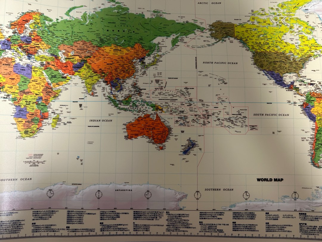 Desktop keyboard and mouse pad world map, Computers & Tech, Parts ...