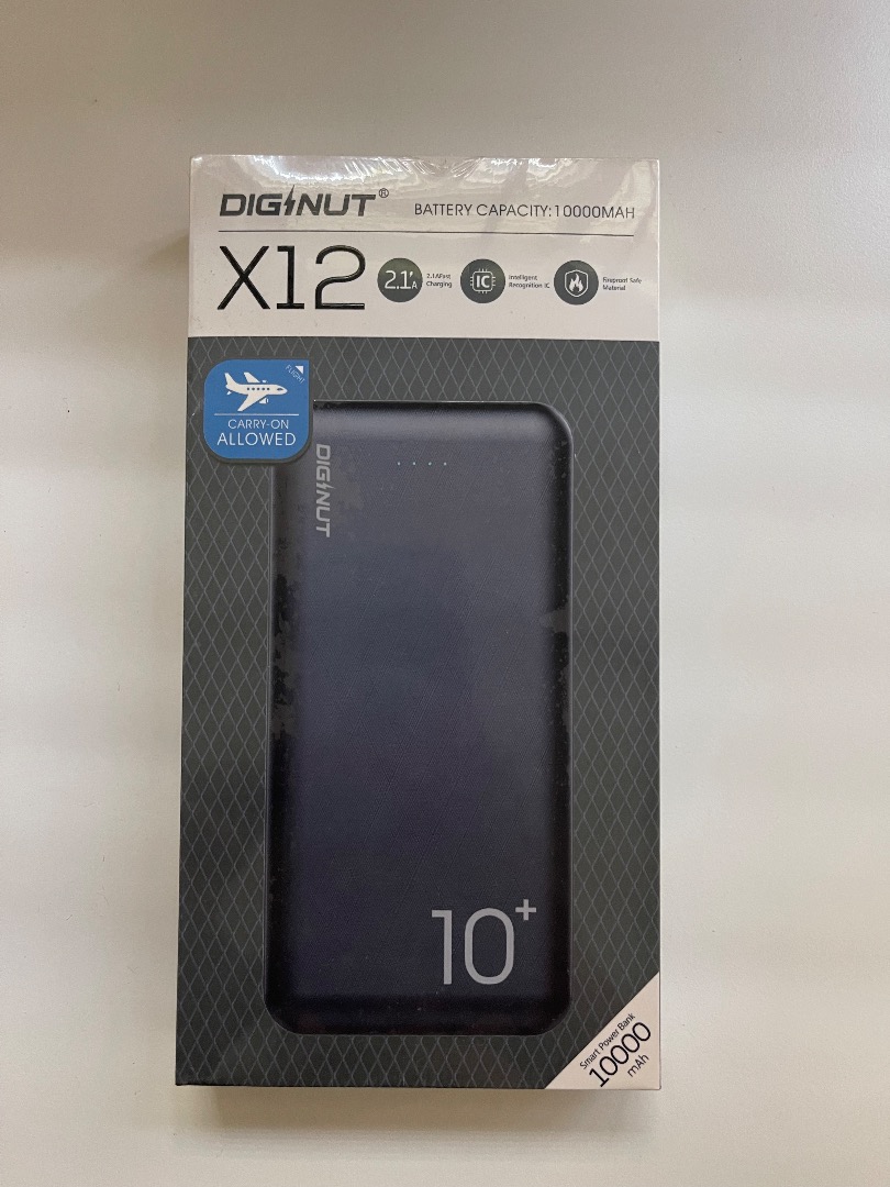 DIGINUT X12 POWERBANK 10,000 MAH, Mobile Phones & Gadgets, Mobile ...