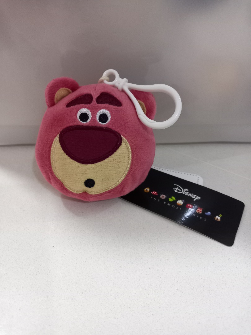 Disney Lots-O-Huggin Bear Lotso keychain plush, Hobbies & Toys, Toys ...