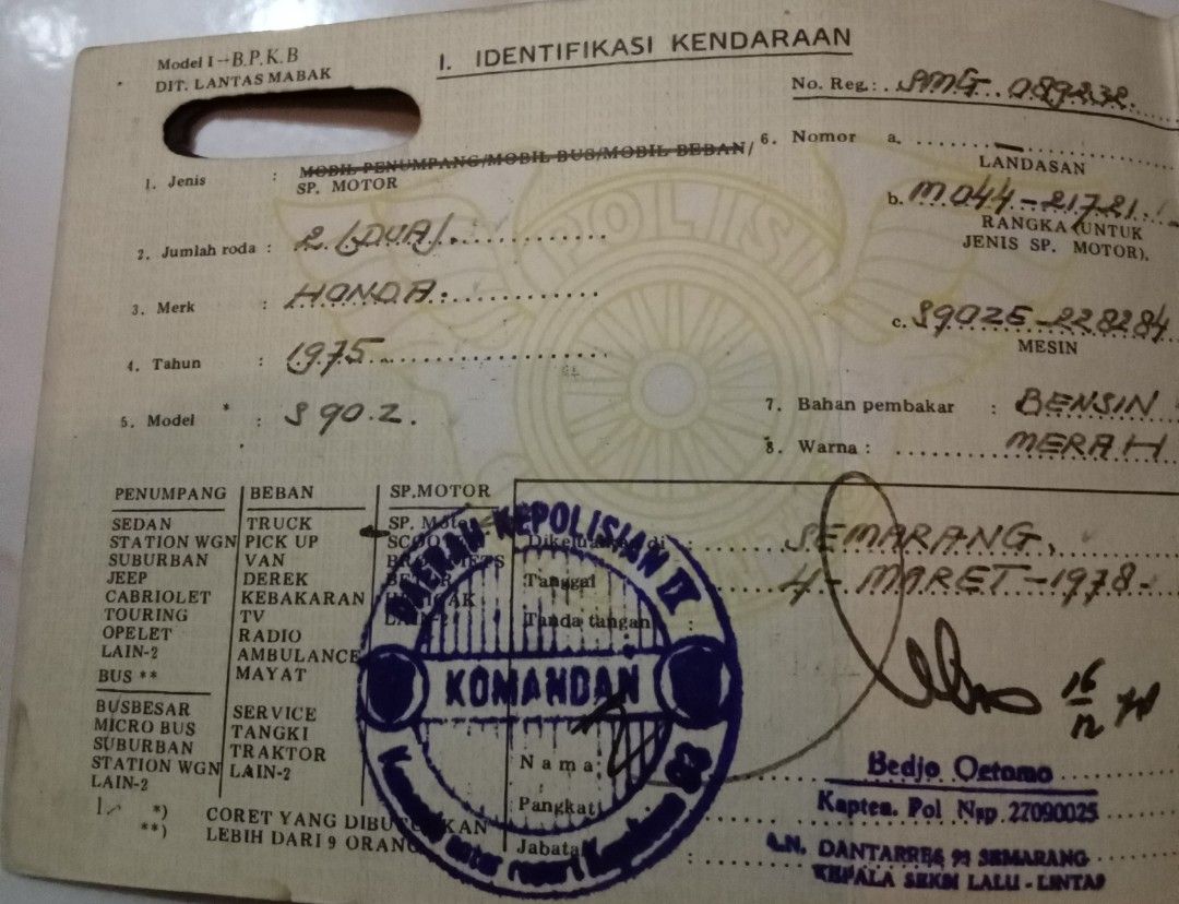 Dokumdn S90z honda 75, Barang Yang Dicari di Carousell