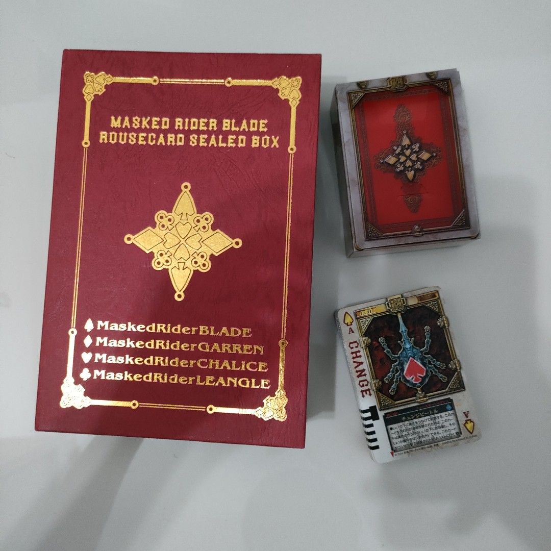 DX Rouse Card Sealed Box RARE 2004 Bandai Kamen Rider Blade, Hobbies ...