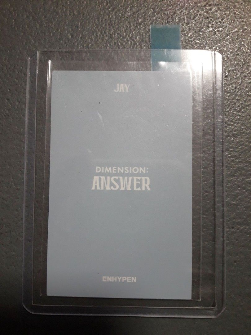 Enhypen Jay Polaroid (from Dimension: Answer Album) on Carousell