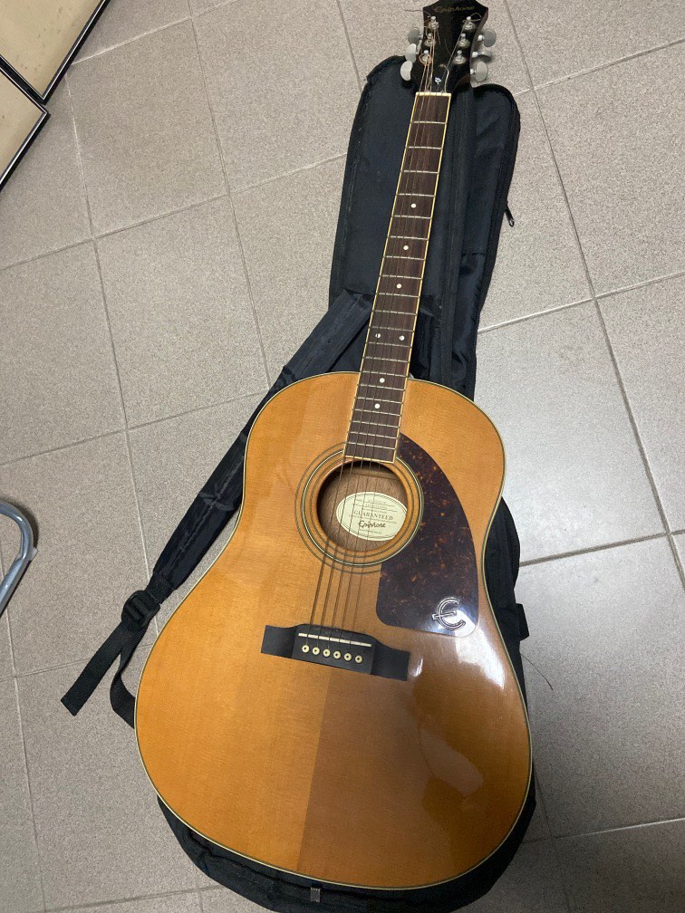 Epiphone AJ220S/N acoustic guitar, Hobbies & Toys, Music & Media ...