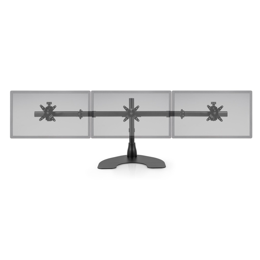 Ergotech 100-D16-B03 Triple LCD Horizontal Desk Stand with Standard ...