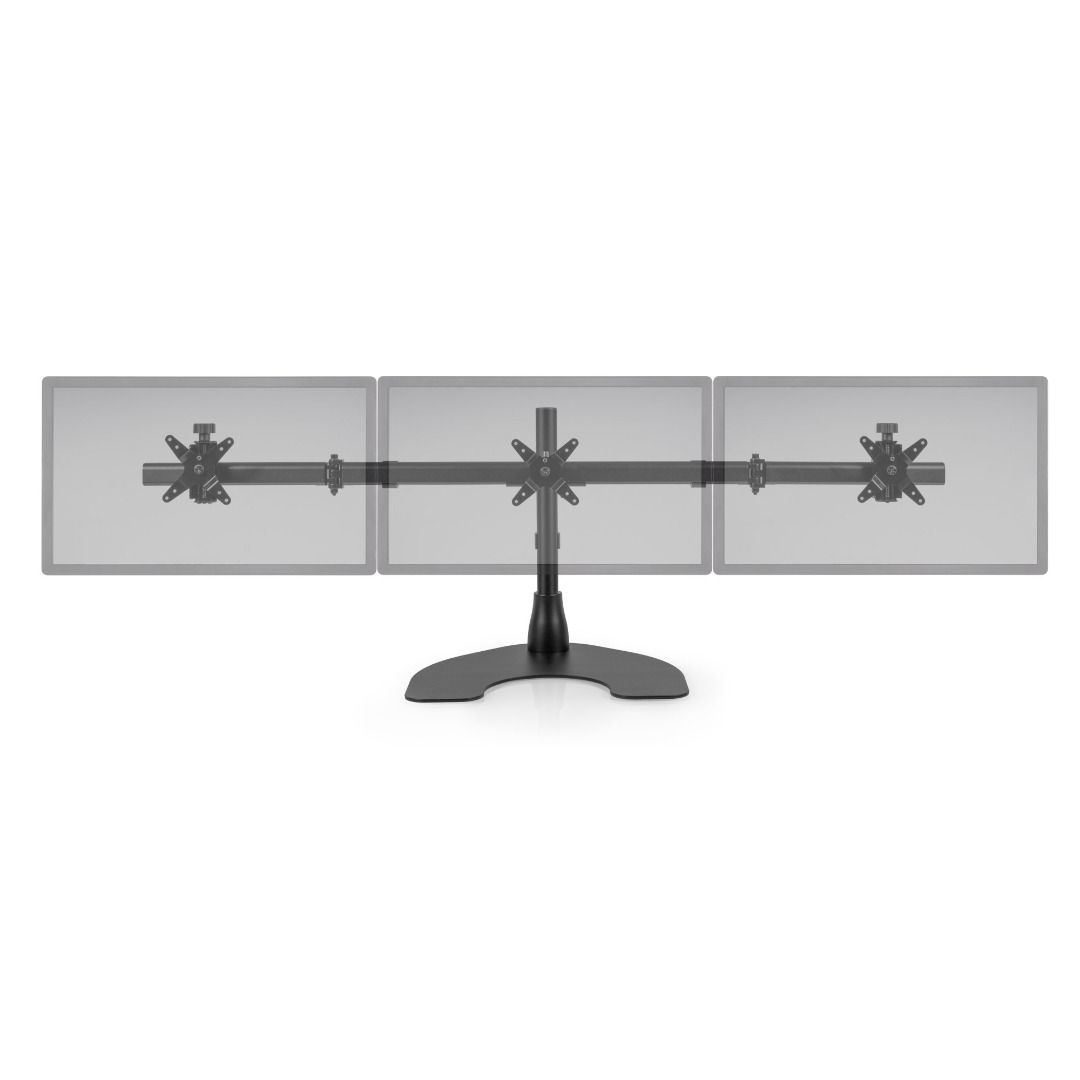 Ergotech 100-D16-B03 Triple LCD Horizontal Desk Stand with Standard ...