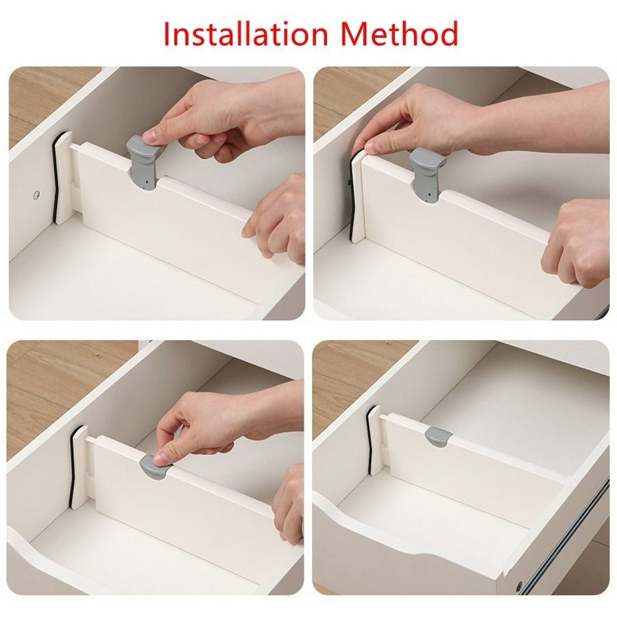 Expandable Drawer Divider Adjustable Wardrobe Divider Retractable ...
