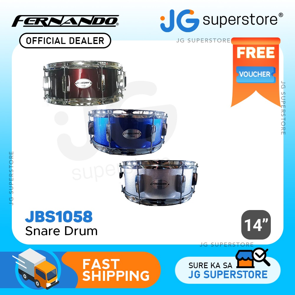 Fernando 14" Snare Drum Marching Set with Adjustable Mounting Straps ...