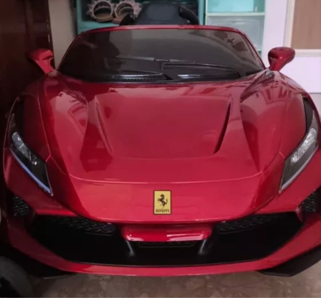 Ferrari kids electric car, Babies & Kids, Babies & Kids Fashion on ...